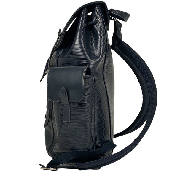 Louis Vuitton | Bags | Louis Vuitton Mm Blue Backpack Christopher ...